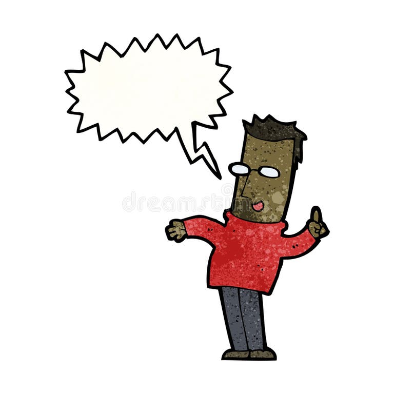 Cartoon Man Answering Question Stock Illustrations – 909 Cartoon Man ...