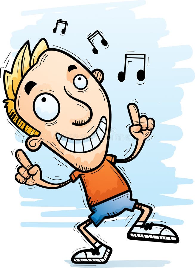Cartoon Man Dancing stock vector. Illustration of vector - 116275015
