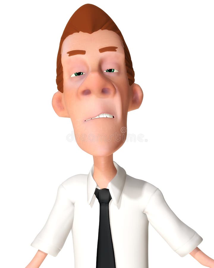 Cartoon Man stock illustration. Illustration of gesture - 44657454