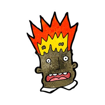 Cartoon Man Exploding Head Stock Illustrations – 78 Cartoon Man ...