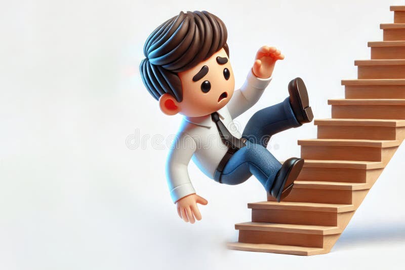 Falling Down Stairs Text Stock Photos - Free & Royalty-Free Stock ...