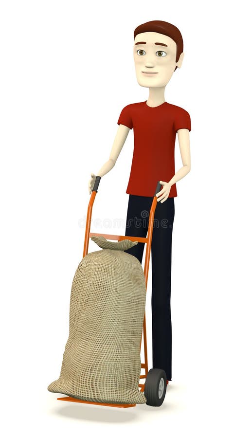 Sack stock illustration. Illustration of cartoon, crop - 14751637