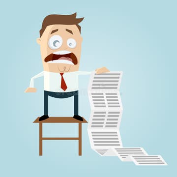 Cartoon Man Long Task List Stock Illustrations – 85 Cartoon Man Long ...