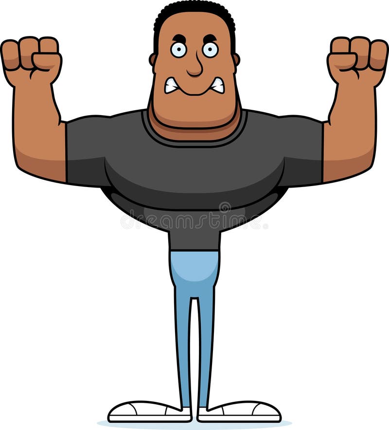 Cartoon Angry Man stock vector. Illustration of graphic - 116634767