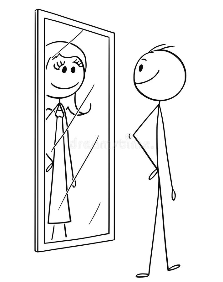 Man Looking Himself Mirror Stock Illustrations – 187 Man Looking ... Man Looking Himself Mirror Stock Illustrations – 187 Man Looking ...