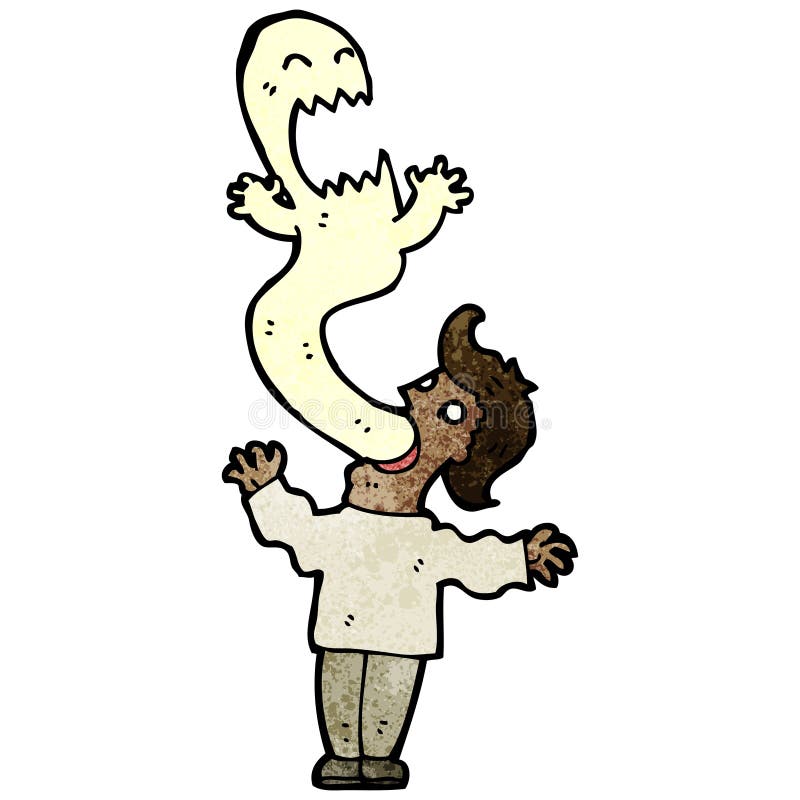 Cartoon exorcism stock vector. Illustration of drawn - 38039963