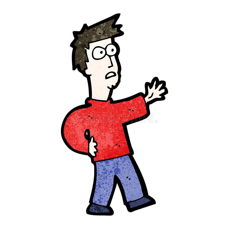 Cartoon man stock illustration. Illustration of character - 38075737