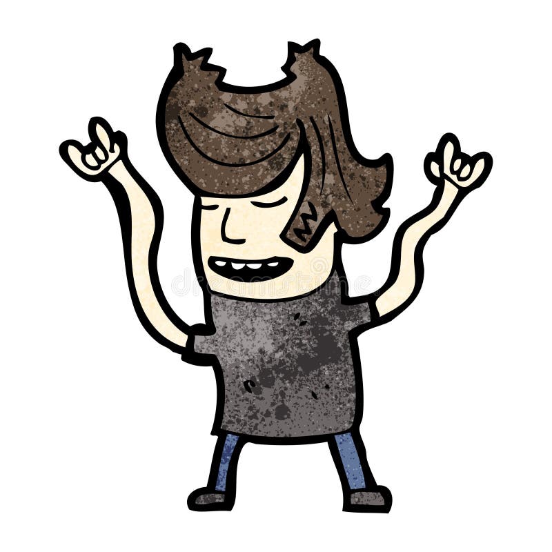 Cartoon Man Rocking Out Stock Illustrations – 21 Cartoon Man Rocking ...
