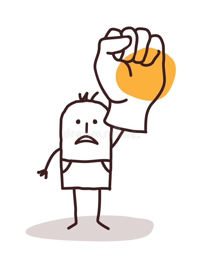 Cartoon Man Saying No Stock Illustrations – 170 Cartoon Man Saying No ...