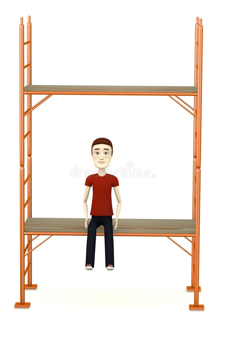 Cartoon Man Scaffold Stock Illustrations – 76 Cartoon Man Scaffold ...