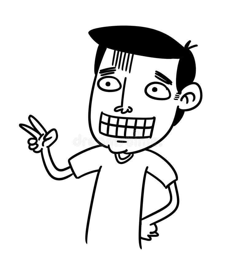 Cartoon nervous man stock vector. Illustration of drawing - 37029556 Cartoon nervous man stock vector. Illustration of drawing - 37029556