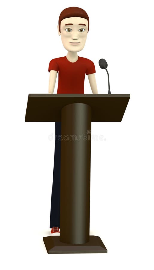 Cartoon man talking stock illustration. Illustration of speech - 30747827