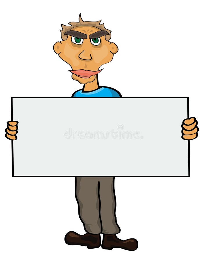 Text Board of the Sunflower Stock Illustration - Illustration of ...