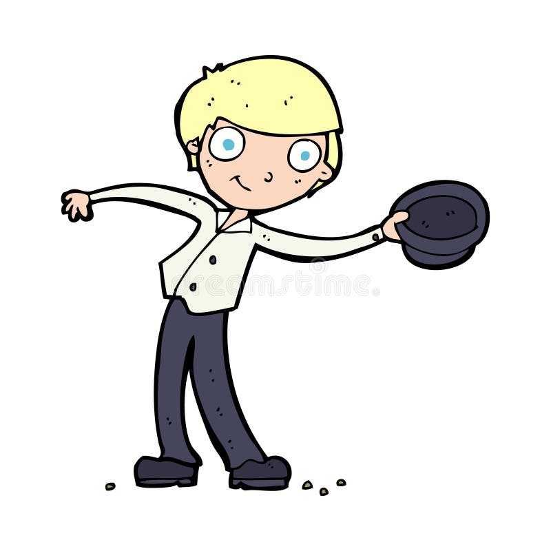 Cartoon man tipping hat stock vector. Illustration of dancing - 37031418