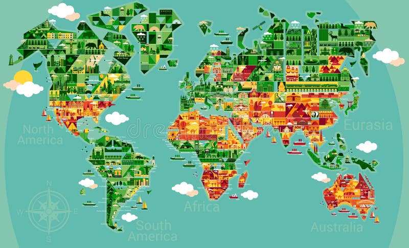 Geography Cartoon Stock Illustrations – 27,625 Geography Cartoon Stock ...