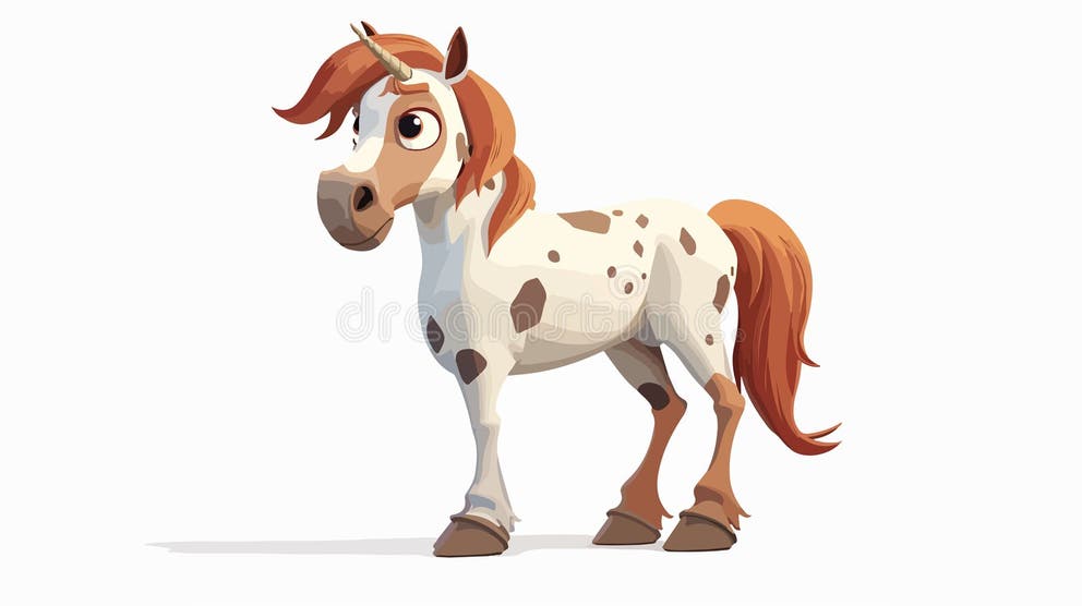 Cartoon Mare Animation Vector Illustration for Creative Projects Stock ...
