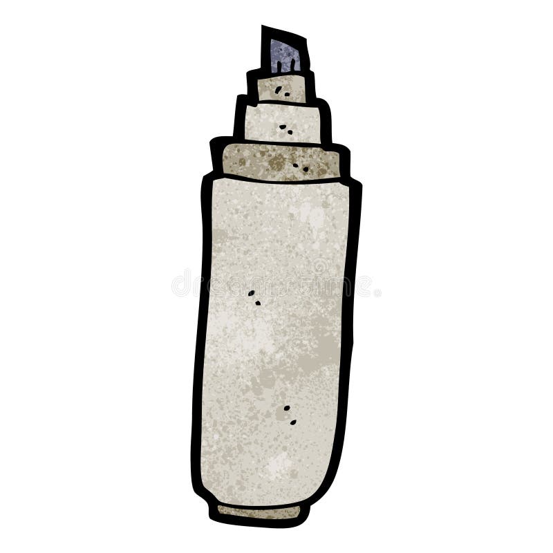 Cartoon marker pen stock vector. Illustration of grunge - 38088338