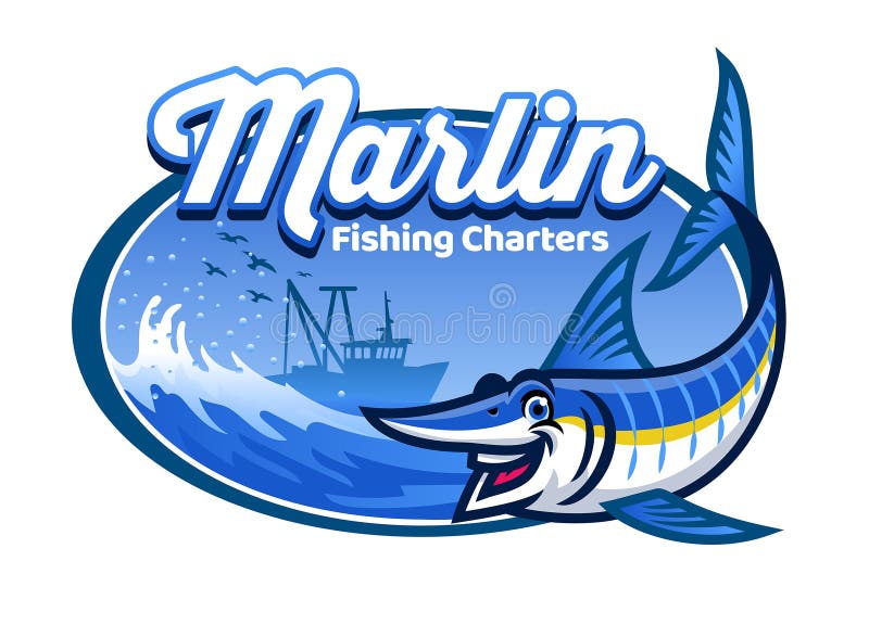 Cartoon Marlin stock illustration. Illustration of rendering - 5240985