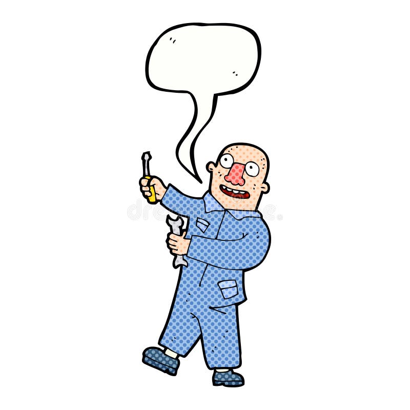 Crazy Mechanic Stock Illustrations – 169 Crazy Mechanic Stock ...