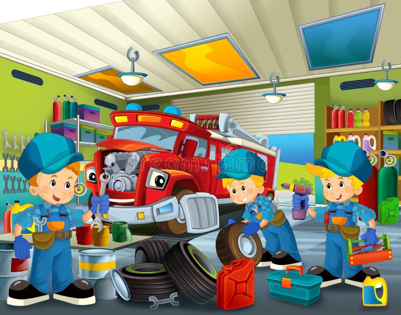 Cartoon Motor Mechanic Stock Illustrations – 4,750 Cartoon Motor ...