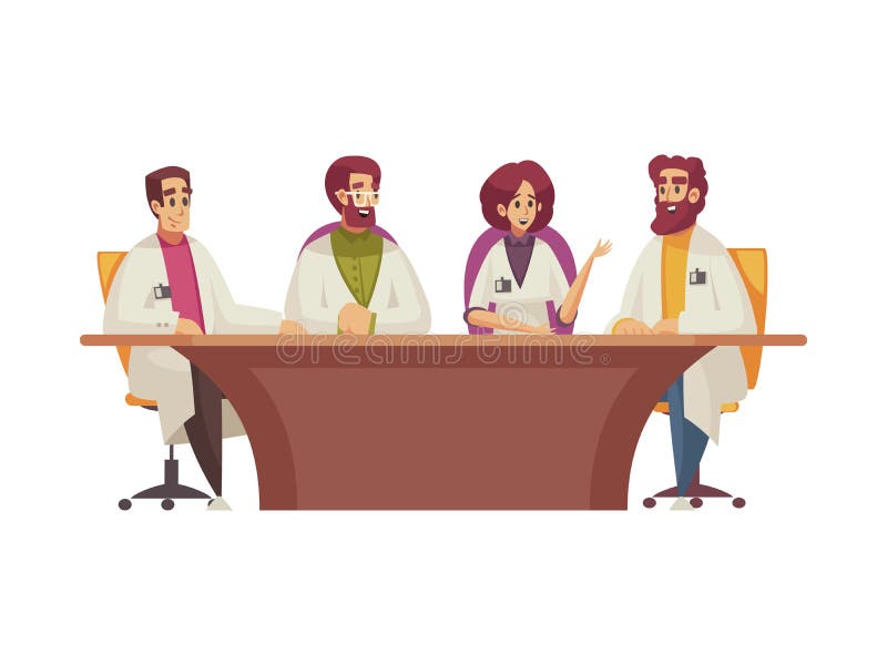 Medical Conference Composition Stock Vector - Illustration of ...