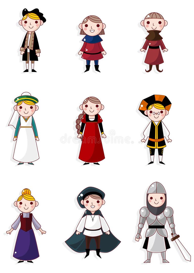 Men Cartoon Medieval Stock Illustrations – 878 Men Cartoon Medieval ...