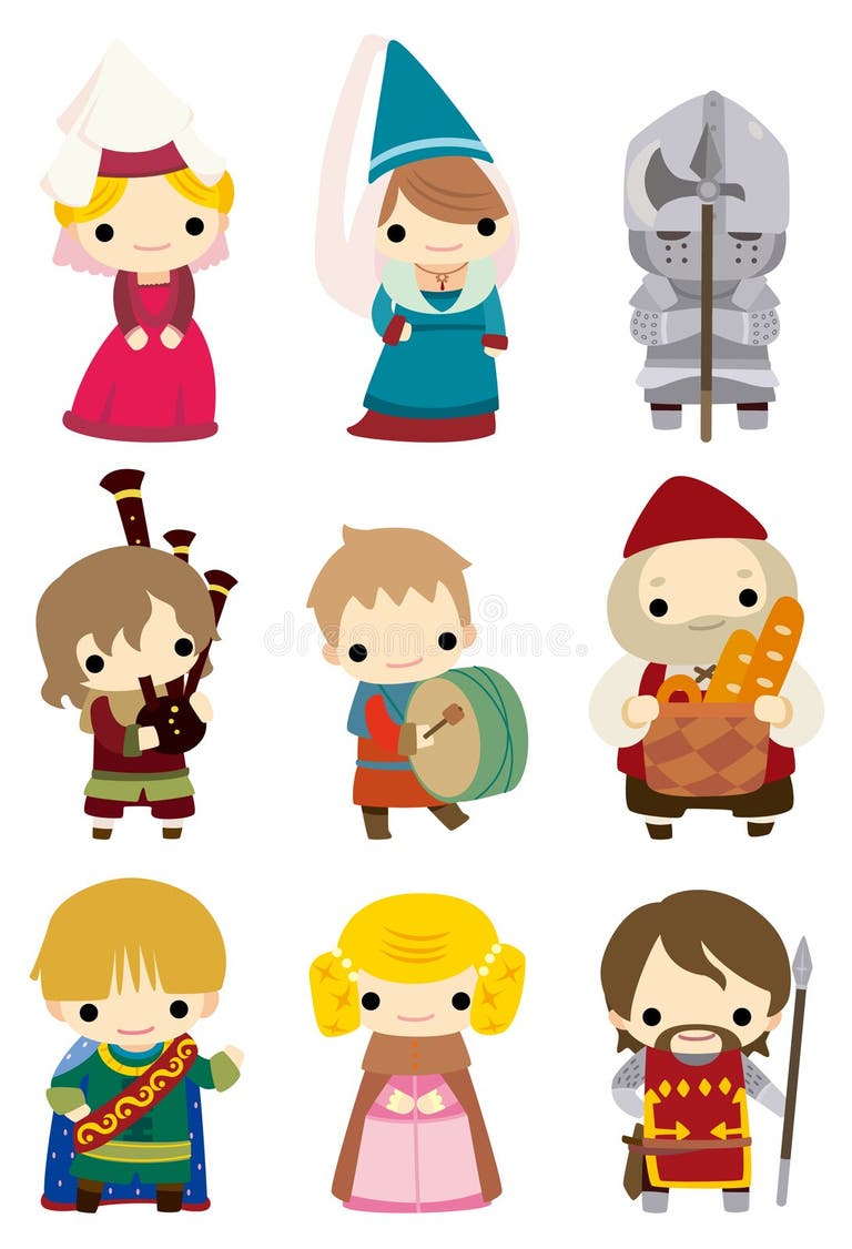 Medieval People Stock Illustrations – 23,686 Medieval People Stock ...