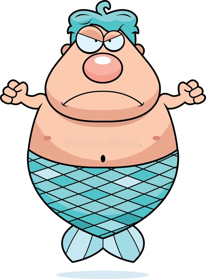 Scared Cartoon Fisherman stock vector. Illustration of catch - 51082784