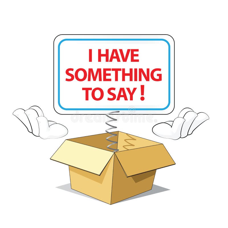 Cartoon Message Icon stock illustration. Illustration of announcement ...