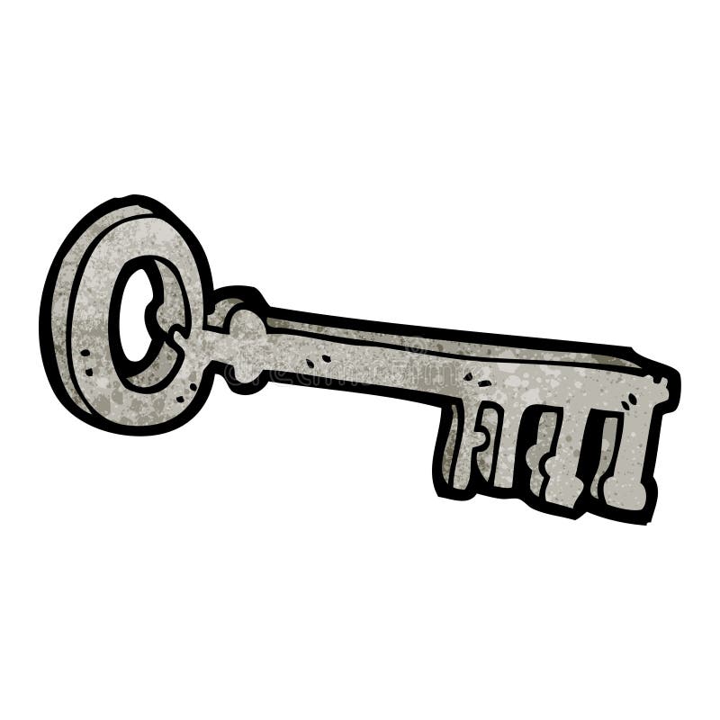 Cartoon metal key stock illustration. Illustration of crazy - 38072731