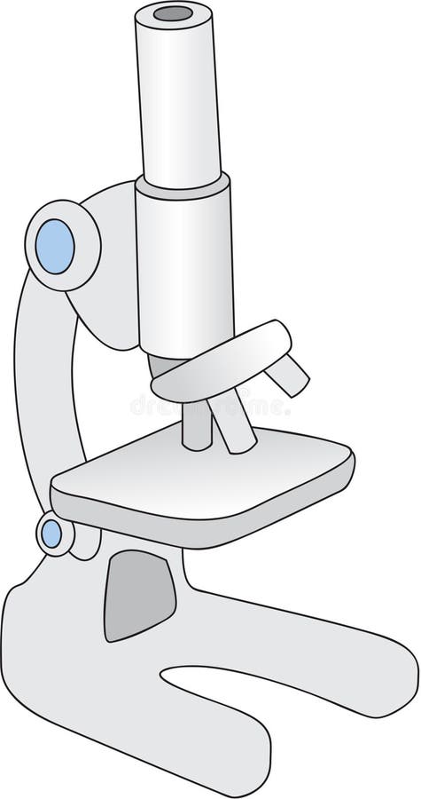 Cartoon Microscope. Educational Vector Illustration for Kids about ...