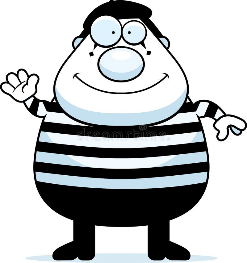 Cartoon Mime Waving stock vector. Illustration of people - 47714573