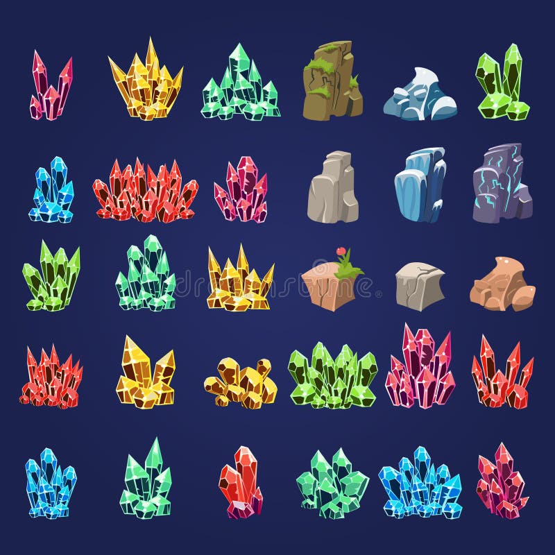 Cartoon Stones Clip Art