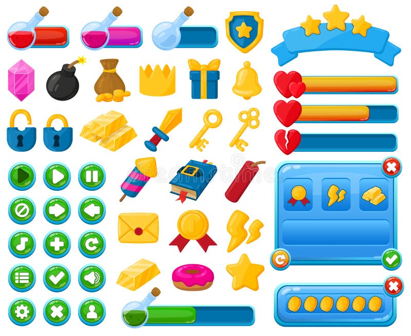 Cartoon Casual Web Mobile Game Menu Interface. Game Gui Interface ... Cartoon Casual Web Mobile Game Menu Interface. Game Gui Interface ...