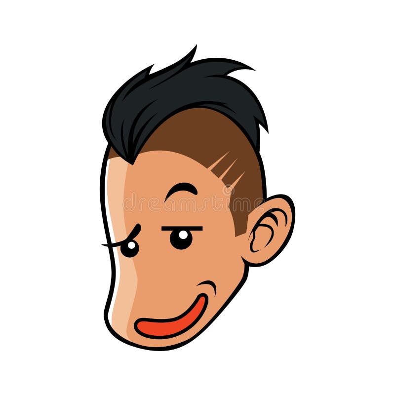 Mohawk Emoticon Stock Illustrations – 41 Mohawk Emoticon Stock ...