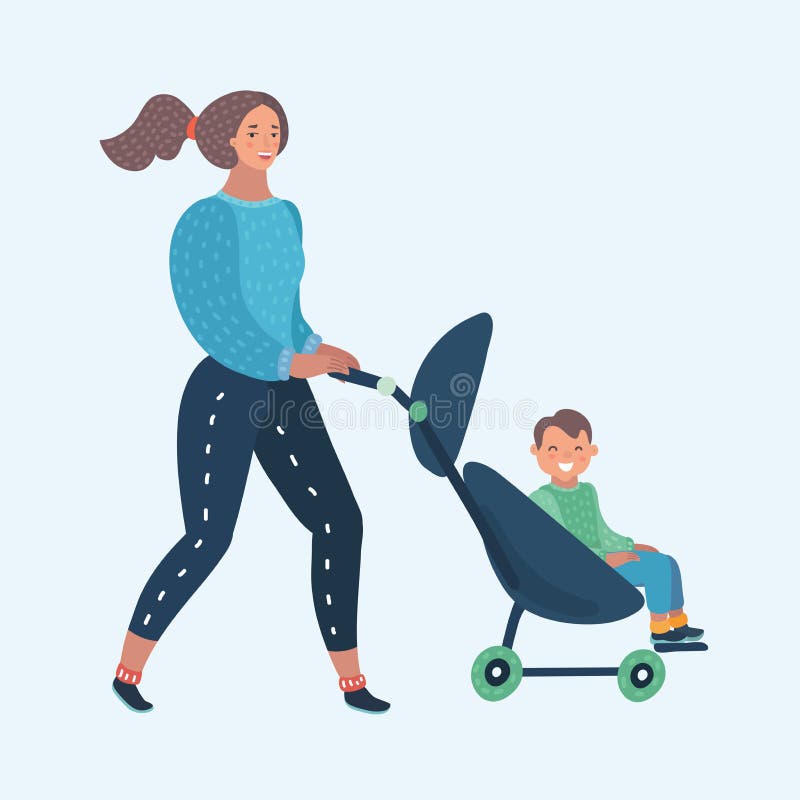 Busy Pram Stock Illustrations – 33 Busy Pram Stock Illustrations ...