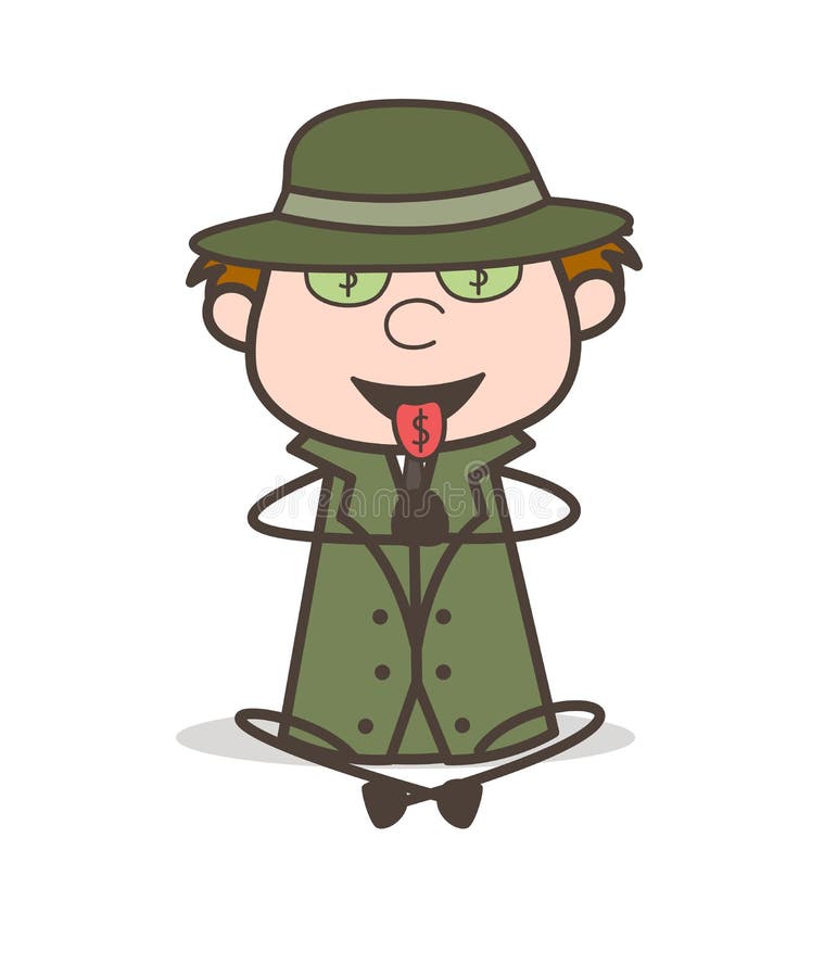 Cartoon Suspect Money Stock Illustrations – 177 Cartoon Suspect Money ...