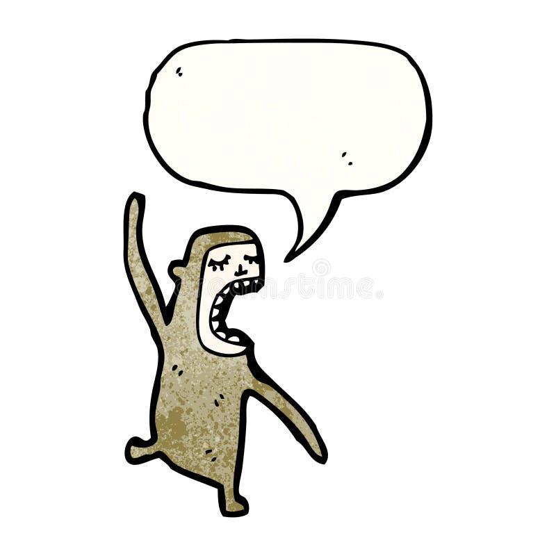 Cartoon monkey stock vector. Illustration of textured - 38033246