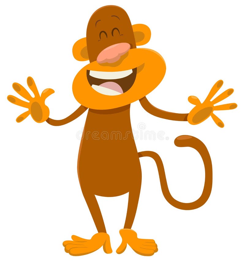 Cartoon monkey puzzle game stock vector. Illustration of cheerful ...