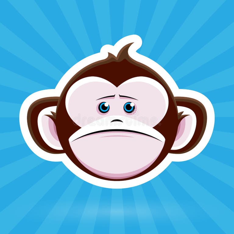 Cartoon Scared Monkey Stock Illustrations – 115 Cartoon Scared Monkey ...