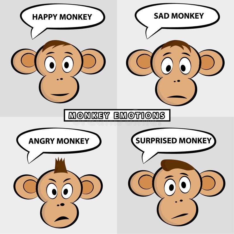 Cartoon monkey stock illustration. Illustration of funny - 72721984