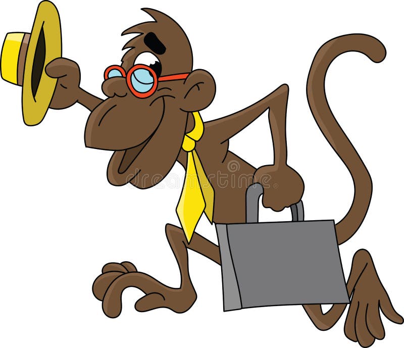 Monkey teamwork stock illustration. Illustration of illustration - 31408501