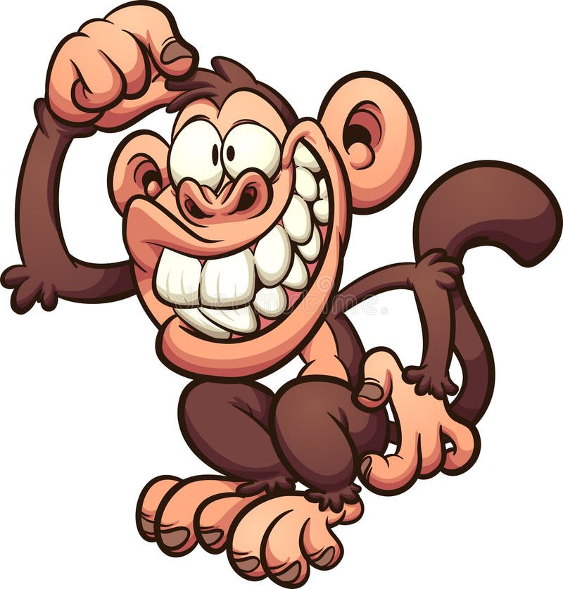 Monkey Scratching Stock Illustrations – 220 Monkey Scratching Stock ...