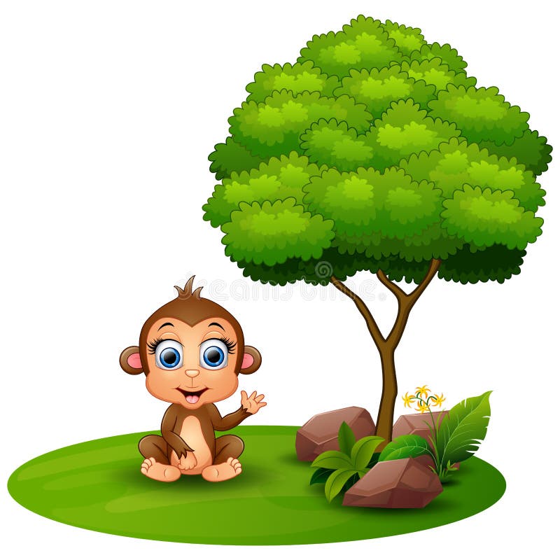 Cartoon Monkey Tree Stock Illustrations – 3,436 Cartoon Monkey Tree ...