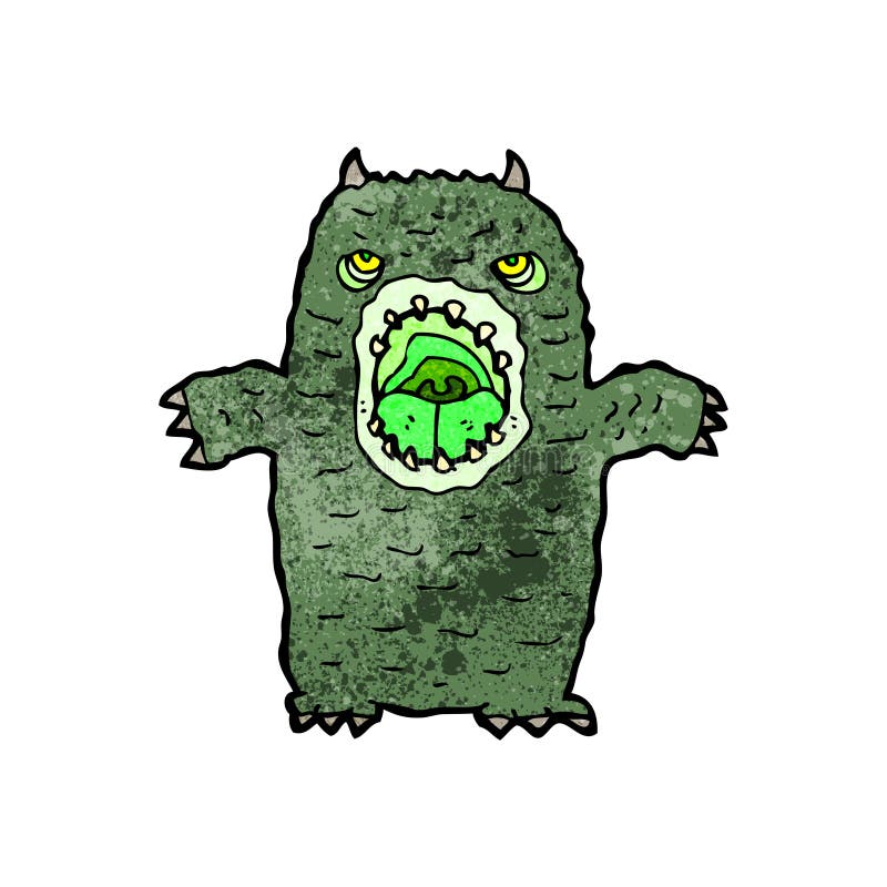 Cartoon monster stock vector. Illustration of quirky - 38057721