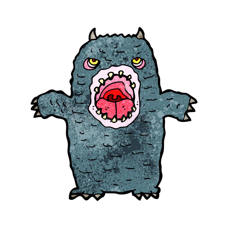 Cartoon monster stock vector. Illustration of cute, character - 38061379