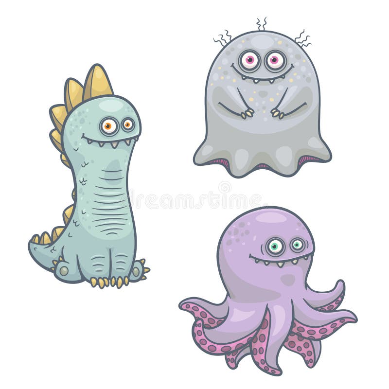 Positive Monsters Stock Illustrations – 208 Positive Monsters Stock ...
