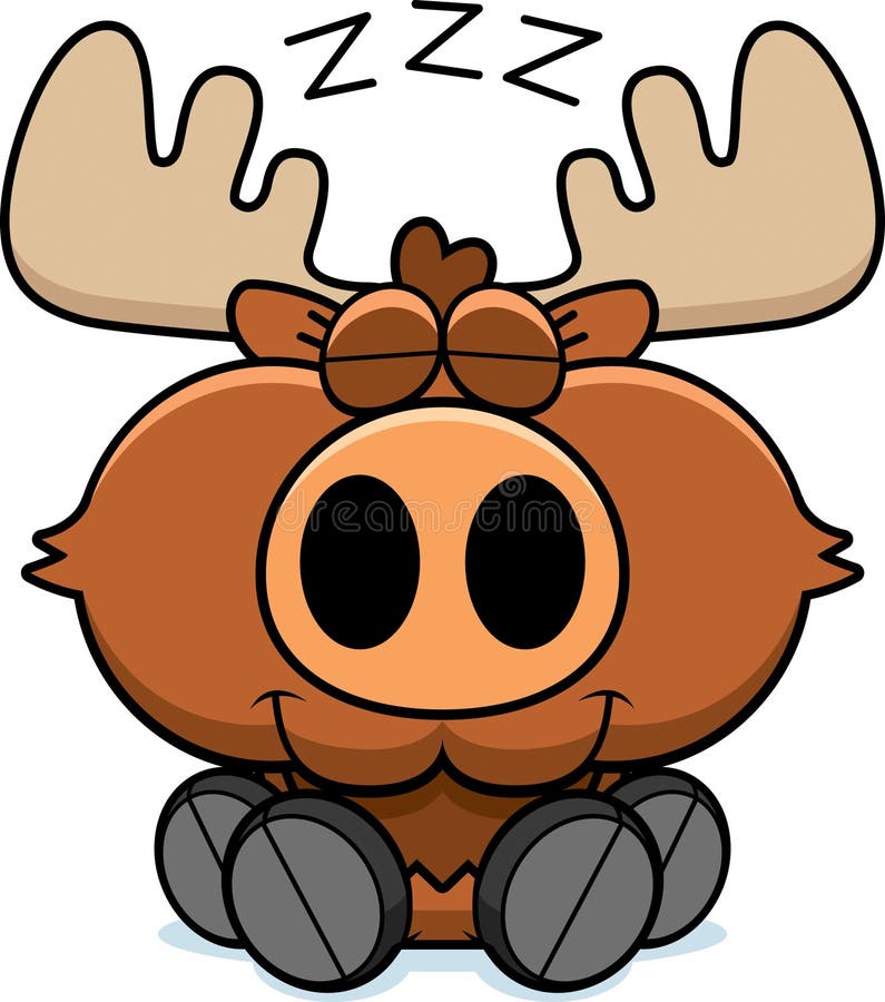 Cartoon Moose Sitting Stock Illustrations – 188 Cartoon Moose Sitting ...