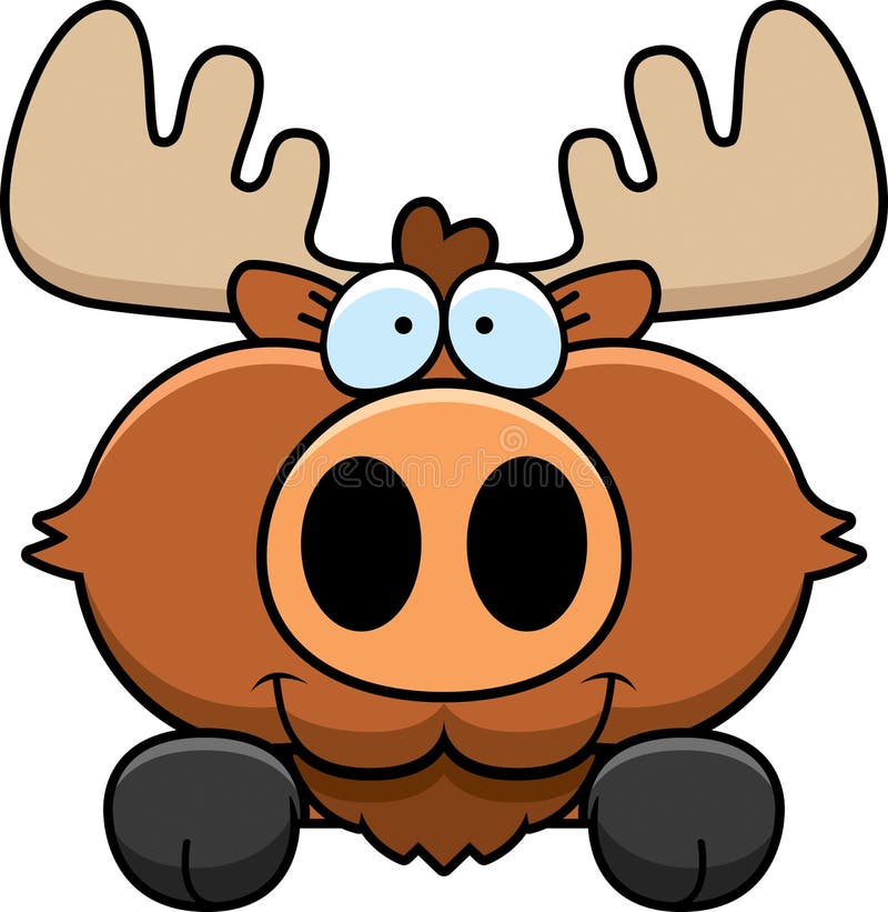 Cartoon Moose Soccer stock vector. Illustration of clipart - 116107937