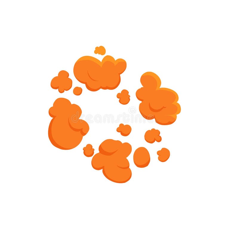 Cartoon Motion Explosion. Animated Explosion Shot, Explode Fire Frames ...